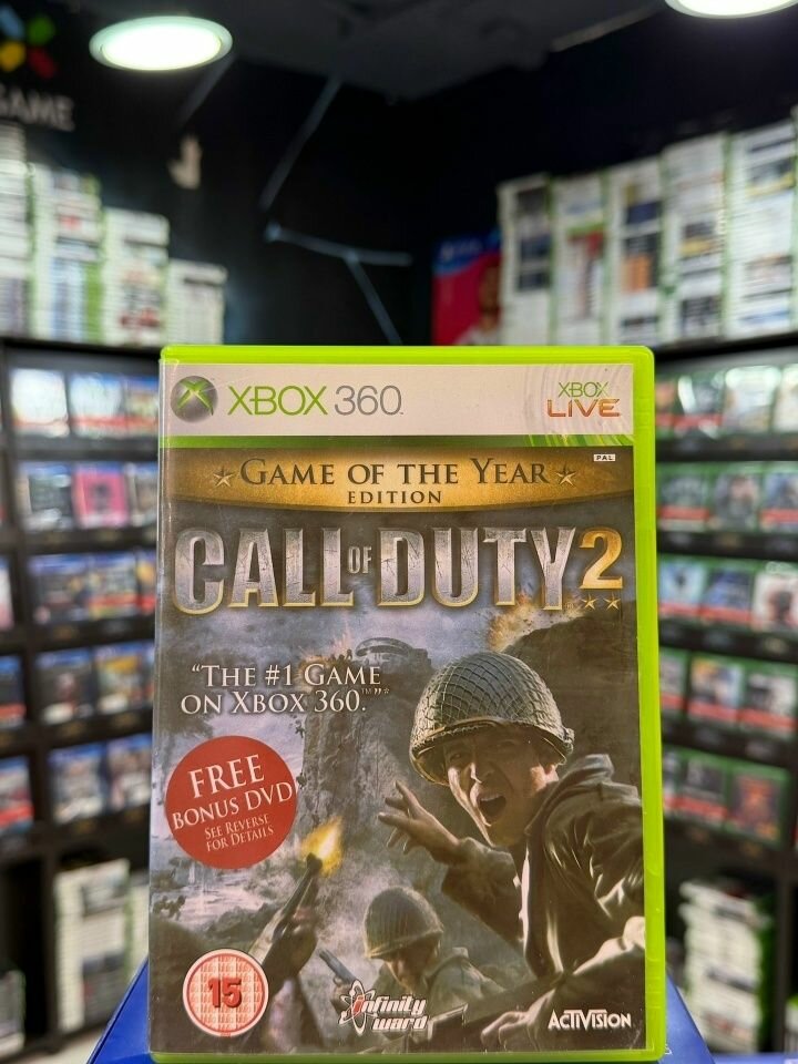 Игра Call of Duty 2 Game of the Year Edition (Xbox 360) (Box)
