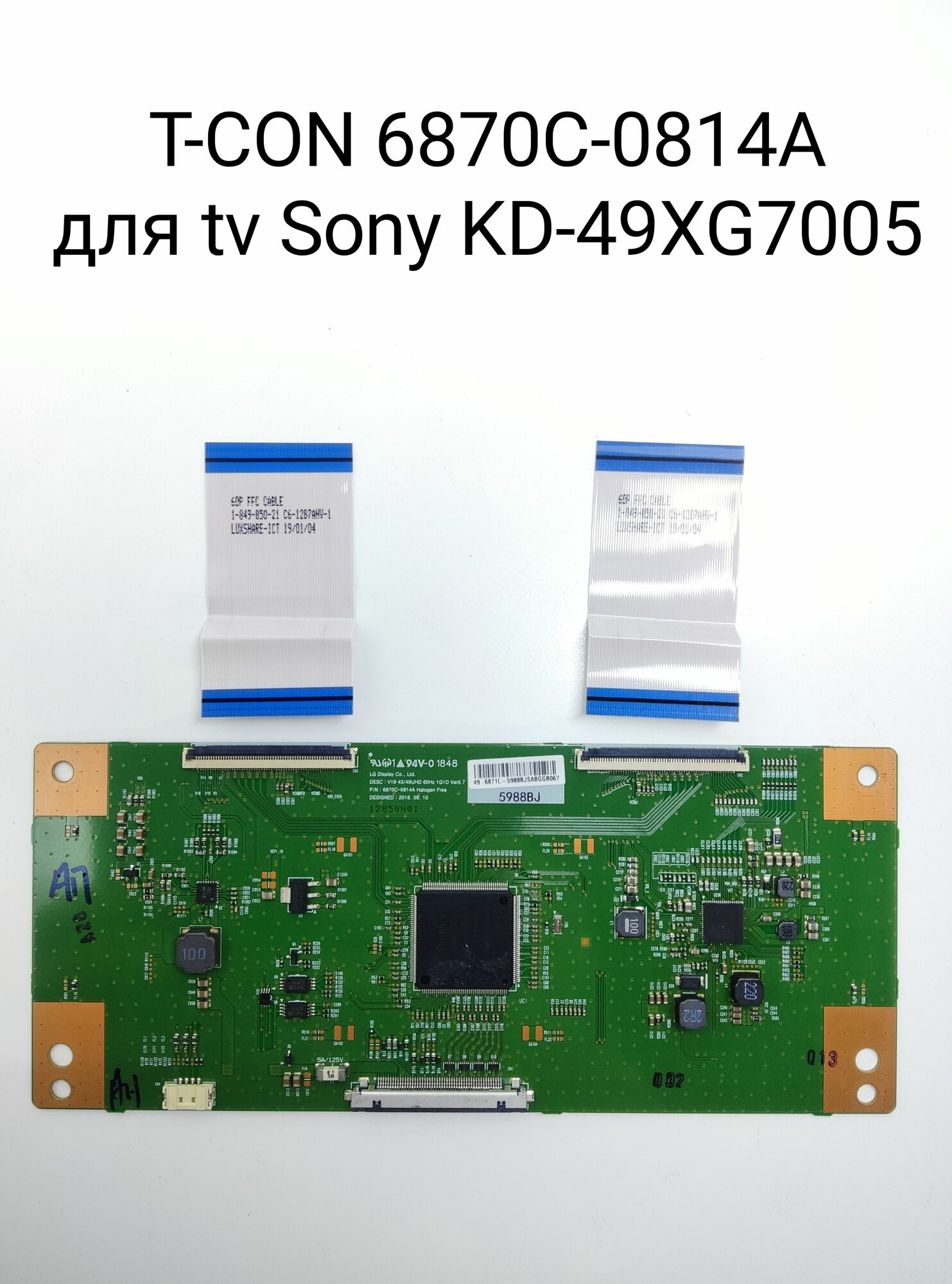 T-CON 6870C-0814A для телевизора Sony KD-49XG7005