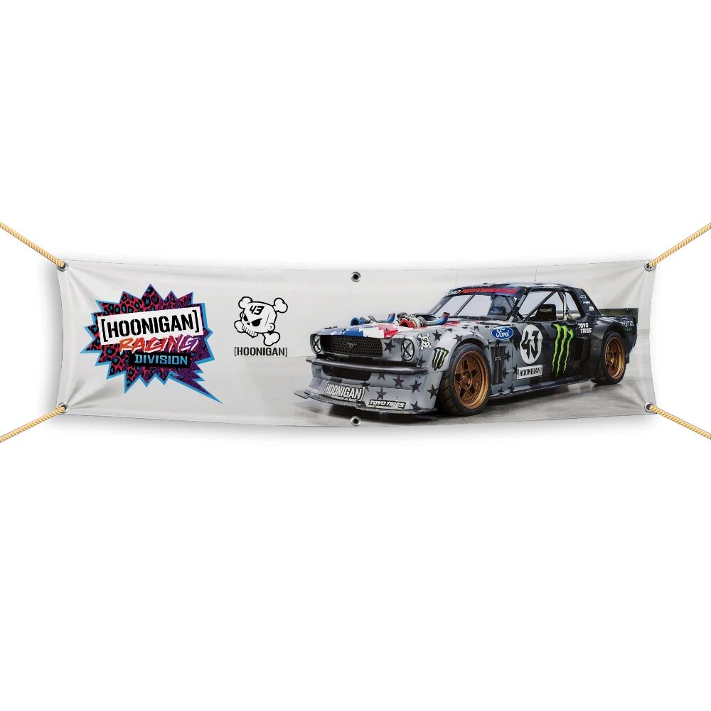 Баннер Hoonigans Mustang 60x240 см, цвет 6 Holes