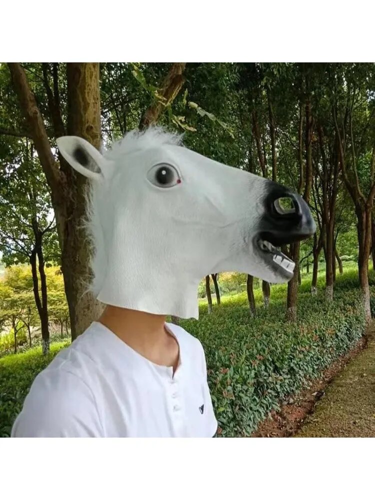 Маска лошади Хэллоуин головной убор