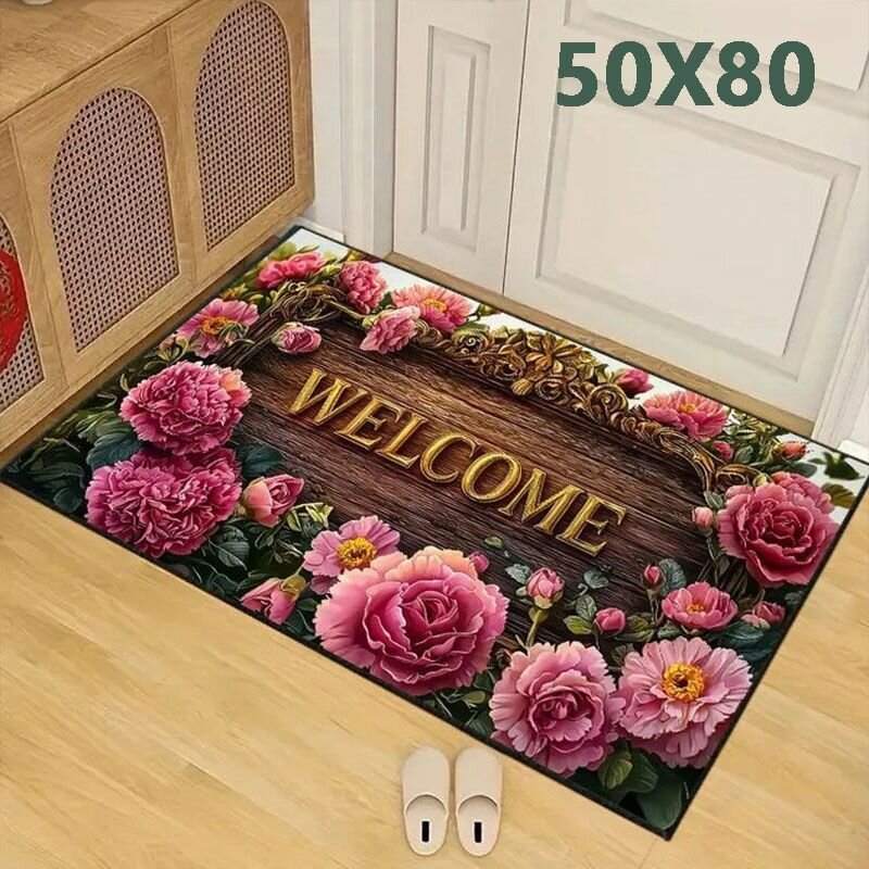 Входная накладка в нижней части силиконовой крышки не скользит.50х80 см
