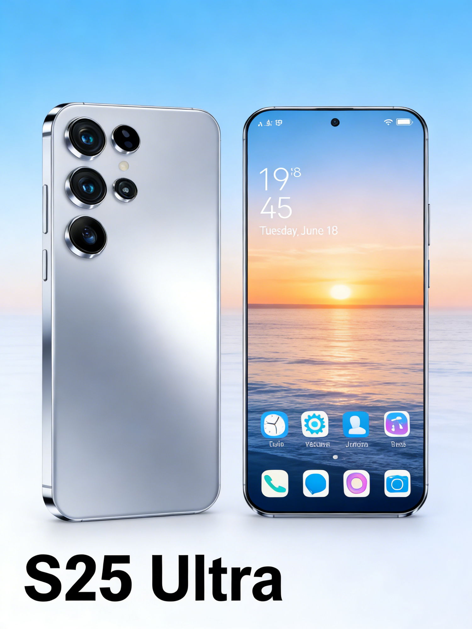 Смартфон S25 Ultra 5G, большой экран, мощная батарея, хорошая камера, оригинал, гарантия Игровой телефон