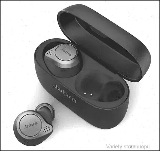 Наушники беспроводные с микрофоном Jabra Elite 75T, Bluetooth, USB Type-C, черный
