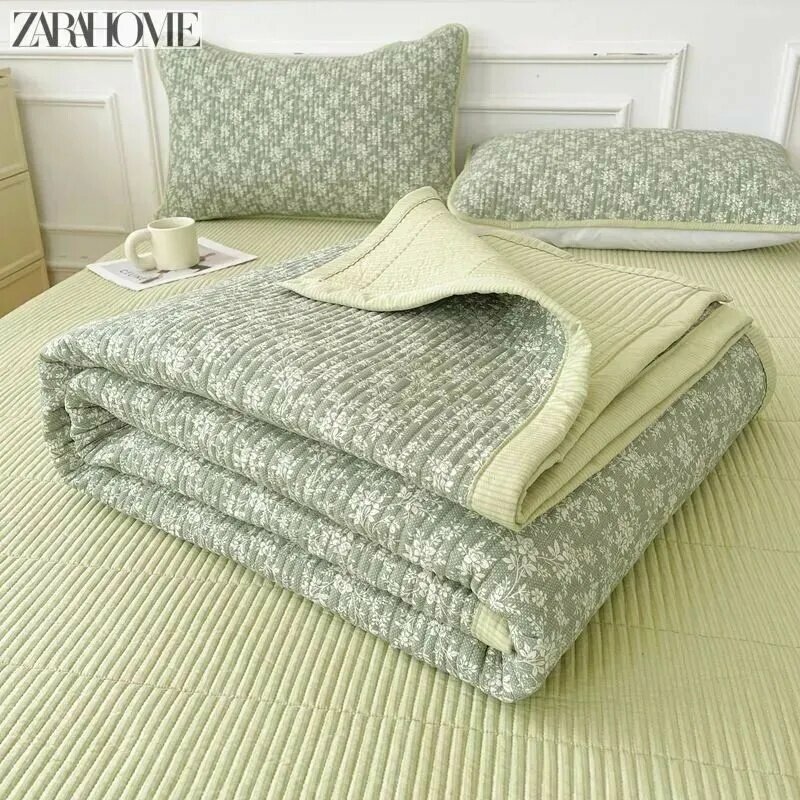 ZARA HOME Покрывало, Хлопок с размерами: 200 см х 230 см