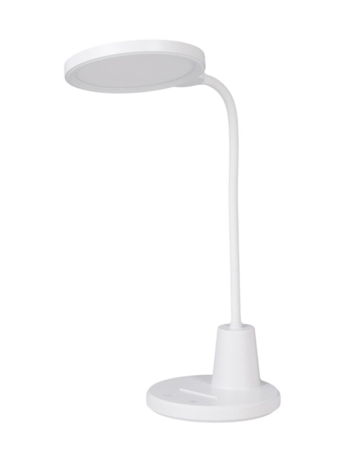 Лампа настольная старт CT91, LED, 12 Вт, 3000-6000К, 16×16×50 см, белая