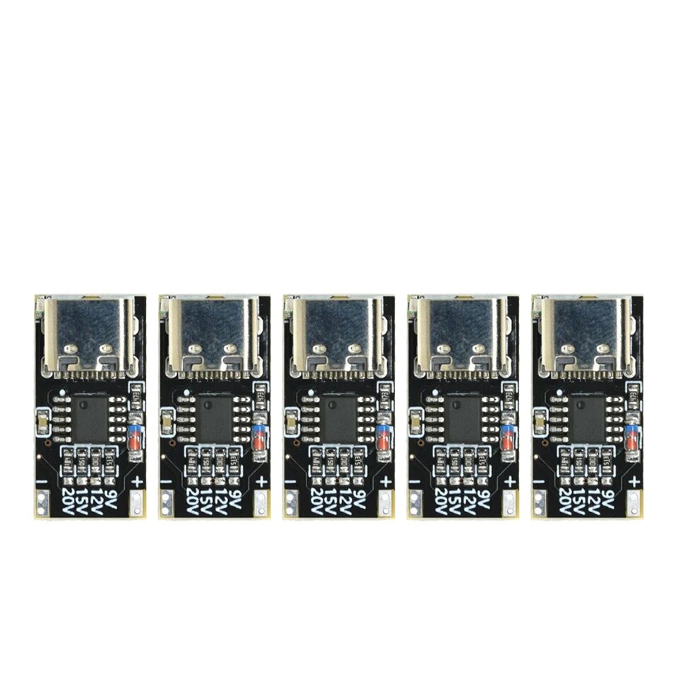 Модуль быстрой зарядки PD/QC, 5шт