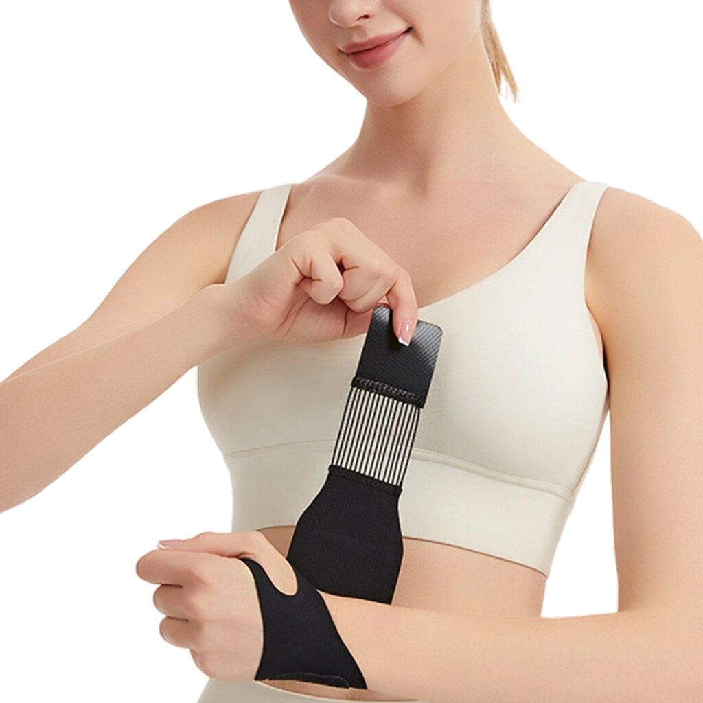 Регулируемый Рукав Для Поддержки Запястья Противоскользящий Дышащий Эргономичный Эластичный Наручный Бандаж Для Тренажерного Зала Фитнеса Бадминтона Баскетбола