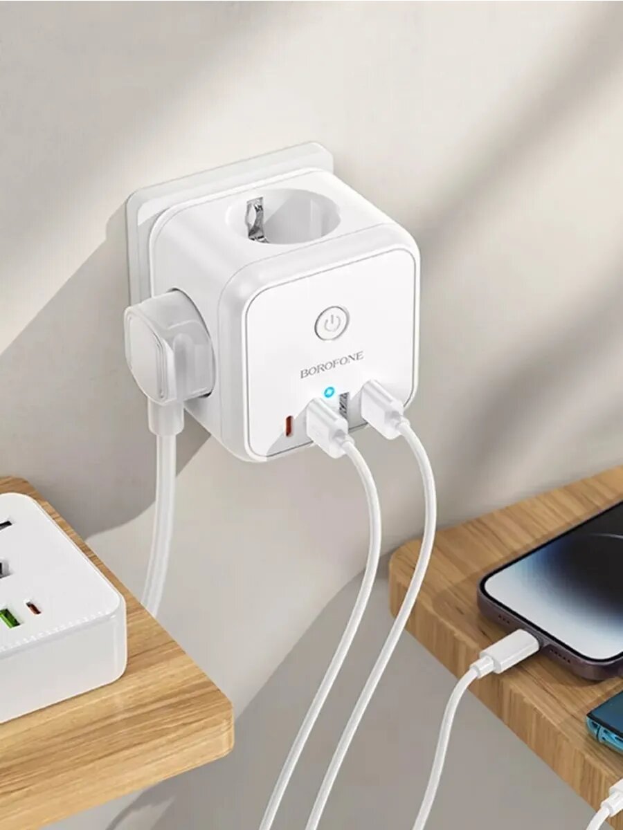 Мультифункциональный сетевой фильтр с USB — фото 1