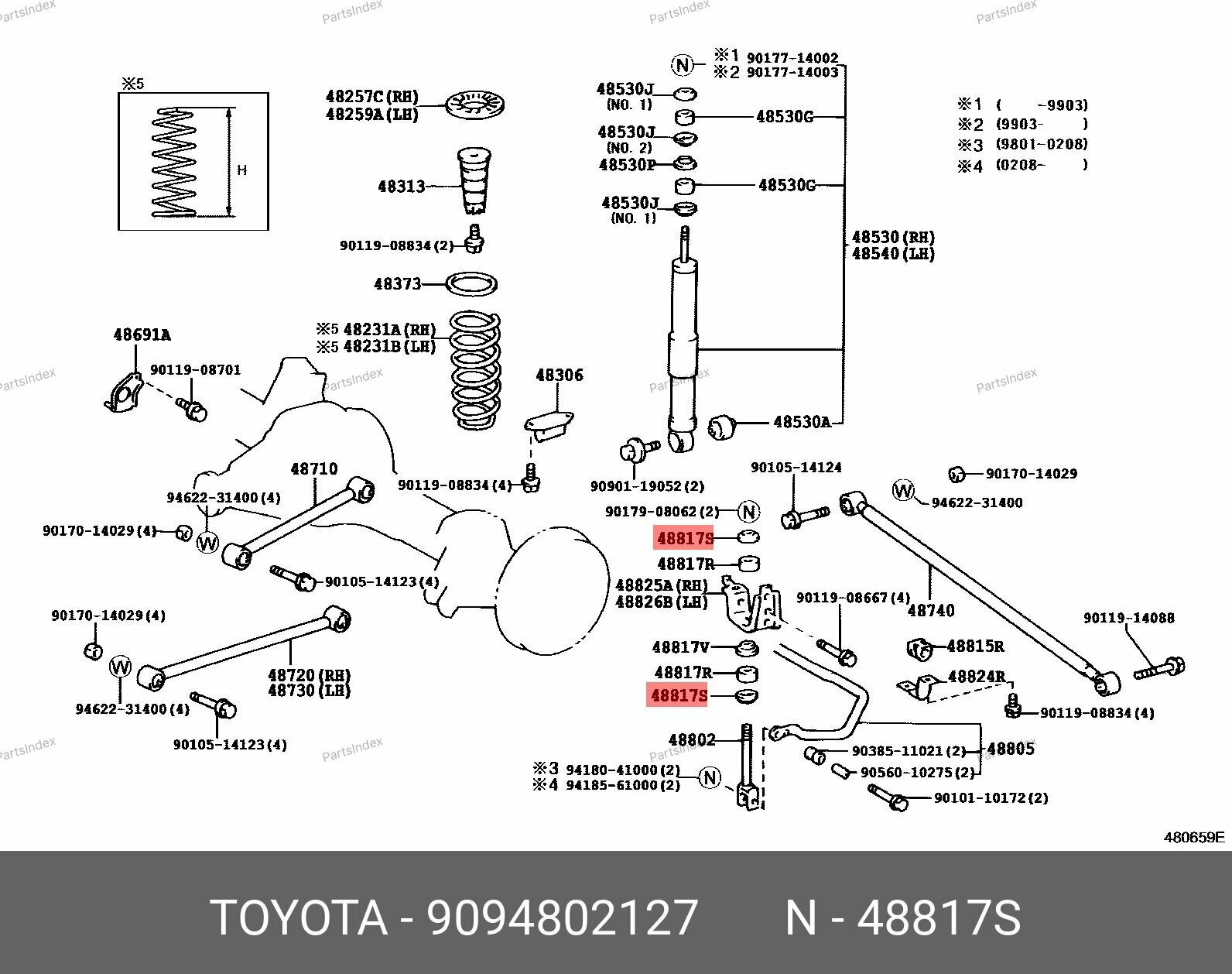 Шайба, TOYOTA 9094802127