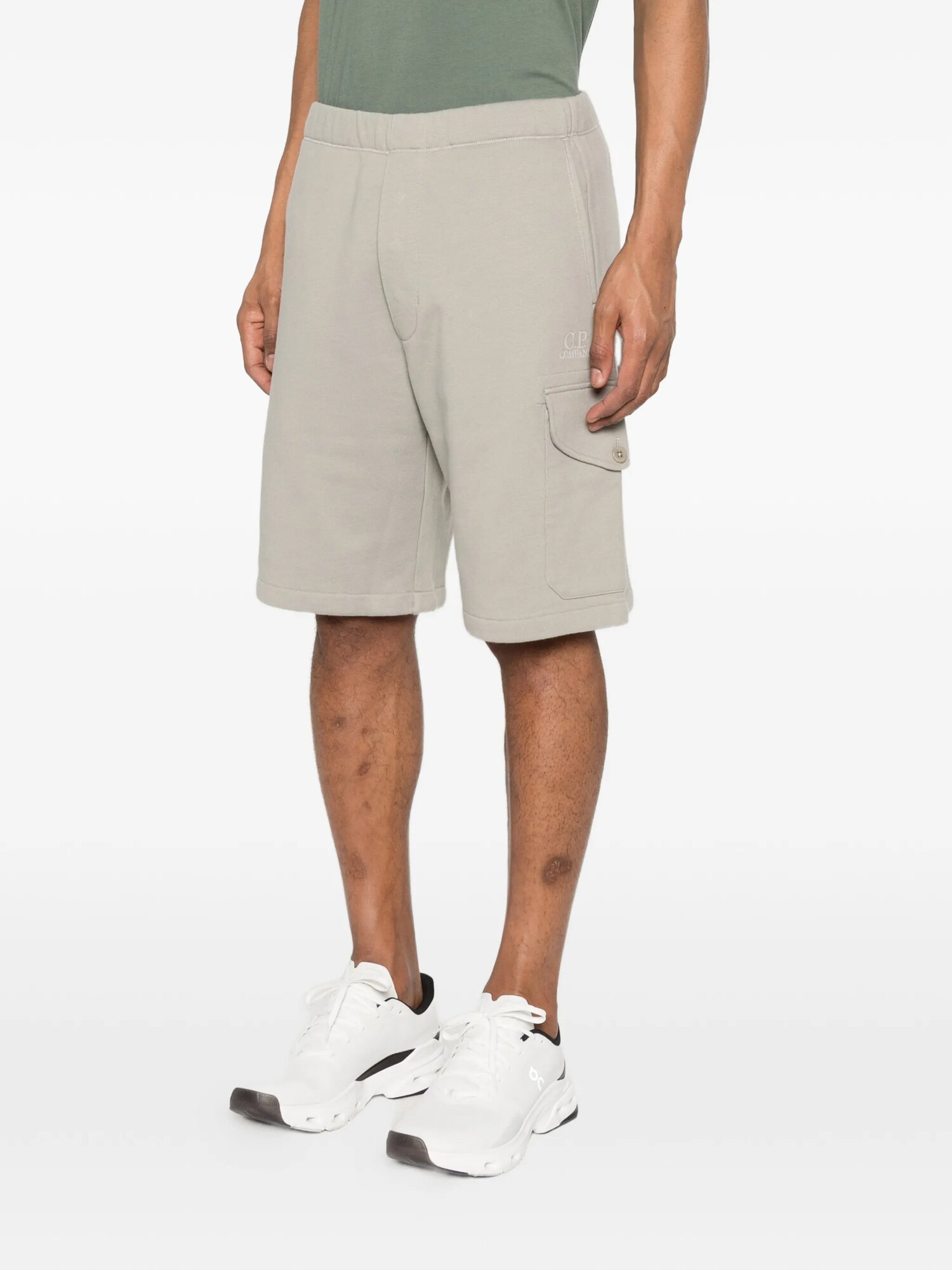 Шорты C.P. COMPANY Cargo pocket shorts, размер XS, серый — фото 1