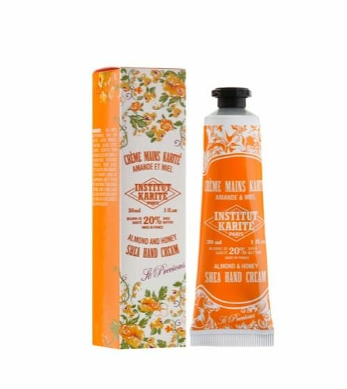 Institut Karite - Shea Hand Cream Almond & Honey Крем для рук с маслом ши миндаль и мёд 30 мл no box