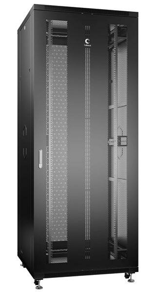 Cabeus ND-05C-42U80/100-BK Шкаф монтажный 19" напольный для распр. и серверного оборудования 42U 800x1000x2055mm (ШхГхВ) передняя и задняя перфорир. двери