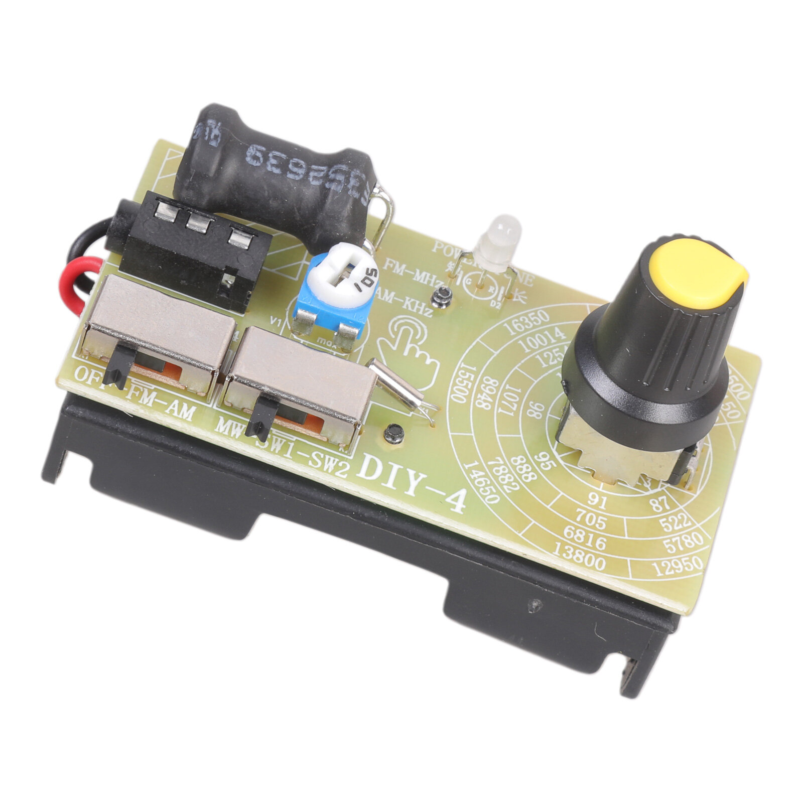 Модуль радиоприемника с наушниками функцией автоотключения и регулировкой громкости