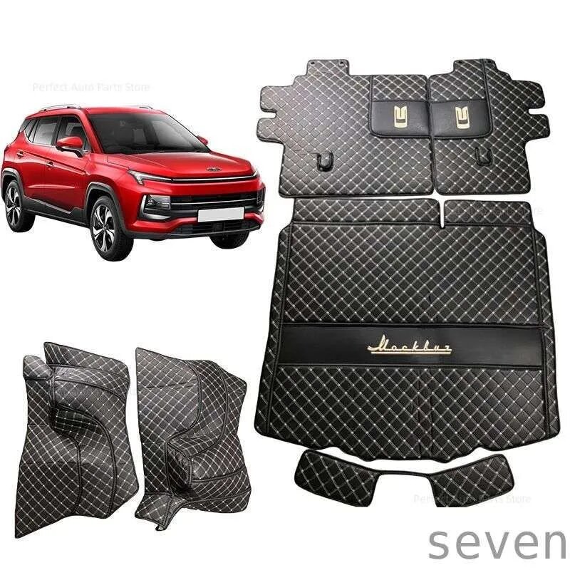 Коврик в багажник, Искусственная кожа, Искусственные материалы, 1 шт.