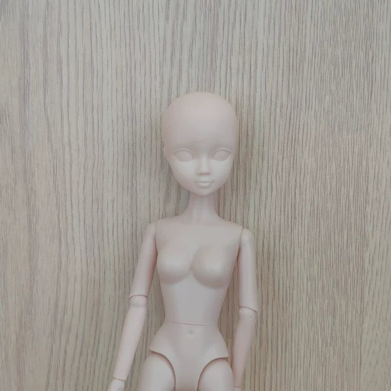 Голова куклы без макияжа для практики, высотой менее 30 см, настраиваемая художественная деталь для творческих работ