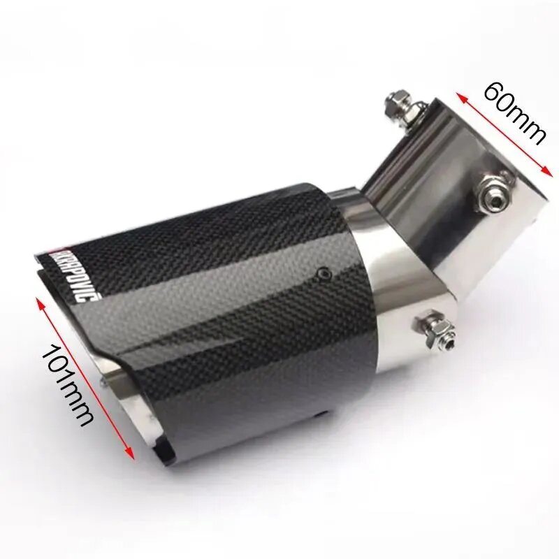 Глушитель, диаметр 60 мм, длина 230 мм арт. насадка на глушитель акрапович 60-101mm