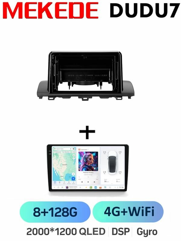 Магнитола 9" Mekede DUDU7 8/128 Gb для Honda Accord 10 CV X 2017-2021 (A) carpay Android