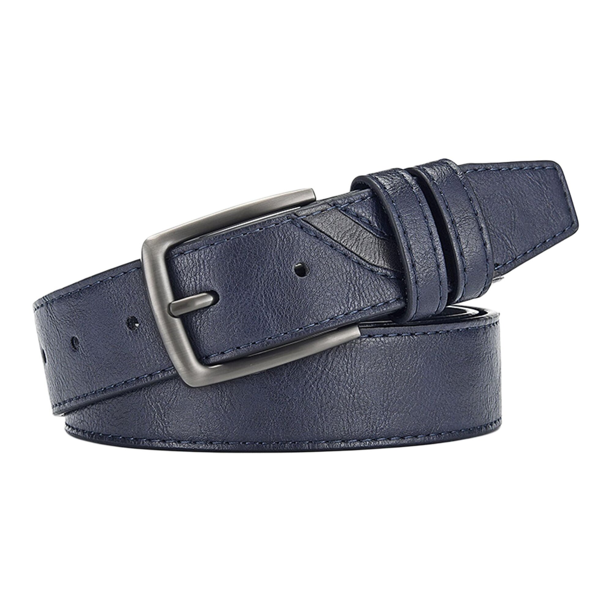 JEANSWEST Ремни из коровьей кожи спилок мужские 3,5 см 125cm