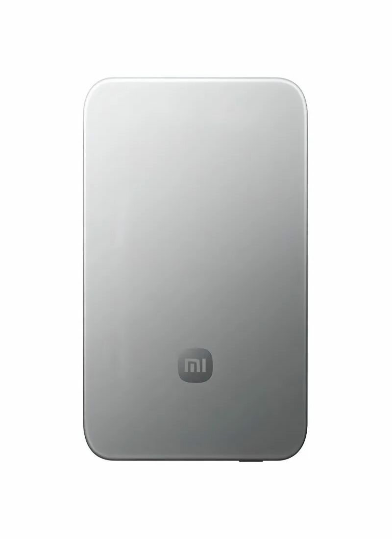 Аккумулятор внешний Xiaomi 15W UltraThin Magnetic Power Bank 5000mAh GL, серебристый