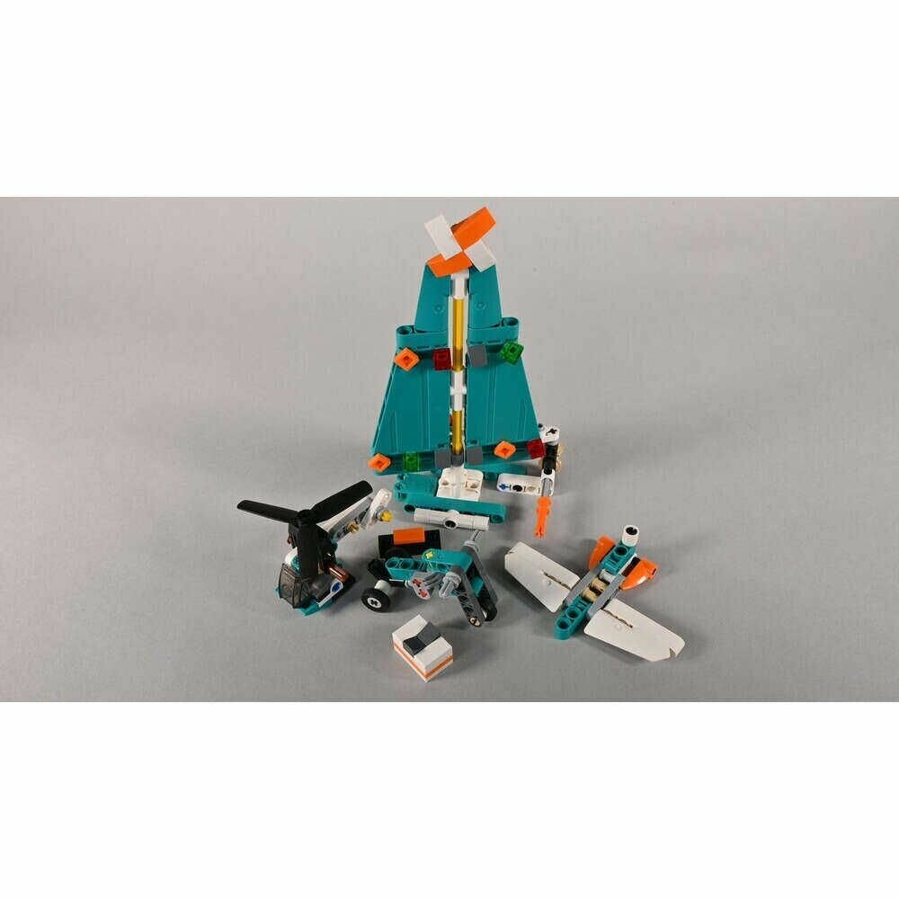151шт. Конструктор 42117 Christmas Tree - Technic Race Plane Alternate build #47 Набор строительных блоков