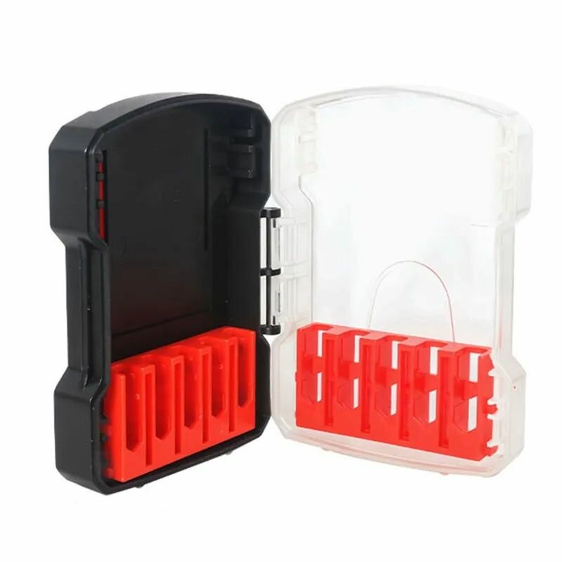 Пластиковая коробка для хранения сверл с шестигранным хвостовиком, метчиков, аксессуаров, органайзеры деталей