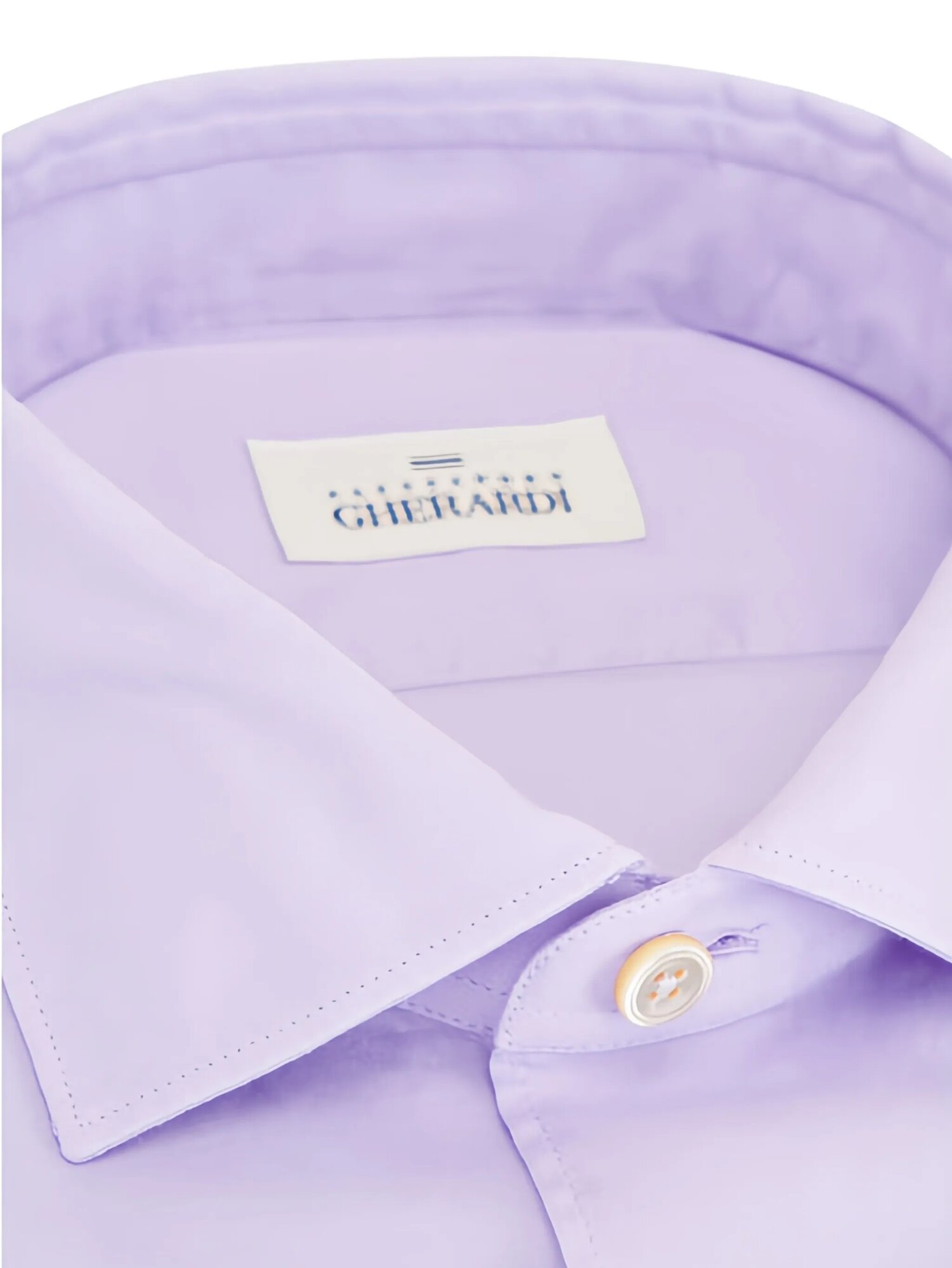 Рубашка Alessandro Gherardi Collared buttoned shirt, размер L, purple — фото 1