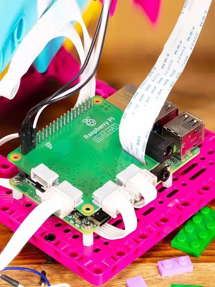Raspberry Pi Build HAT USB-концентратор с RP2040 microcontroller chip Зеленый — фото 1
