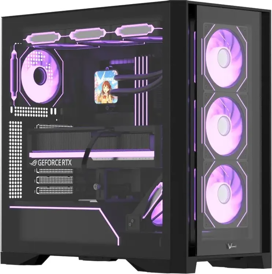 Корпус для ПК Formula Air Power G8 Floe Black, ATX, без блока питания