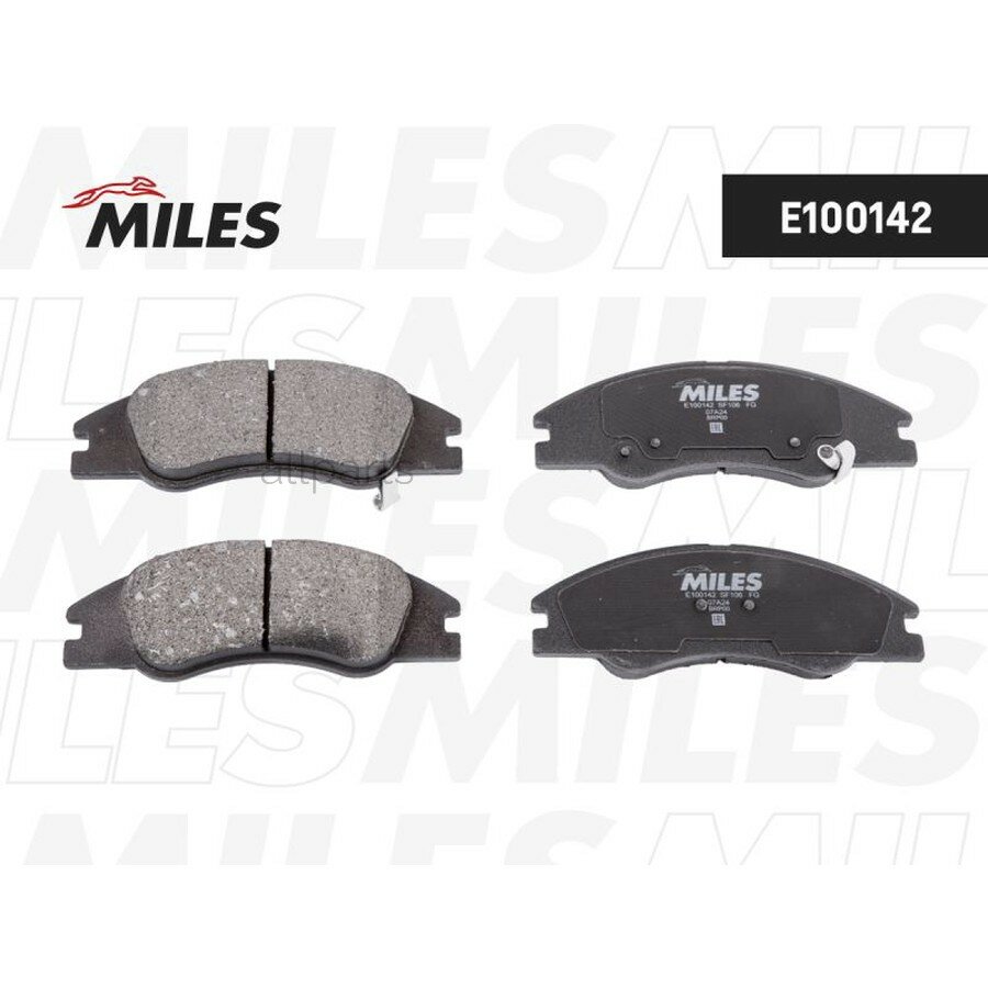 MILES E100142 Колодки тормозные KIA CERATO 04- передние