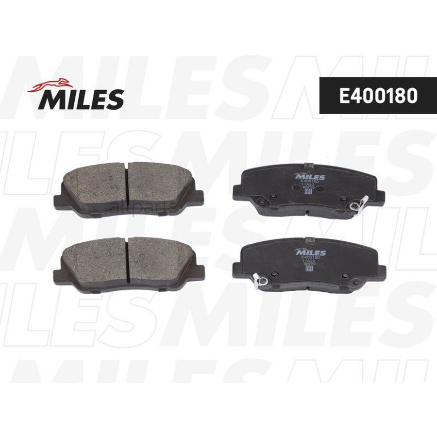 MILES E400180 Колодки передние тормозные Geely Atlas