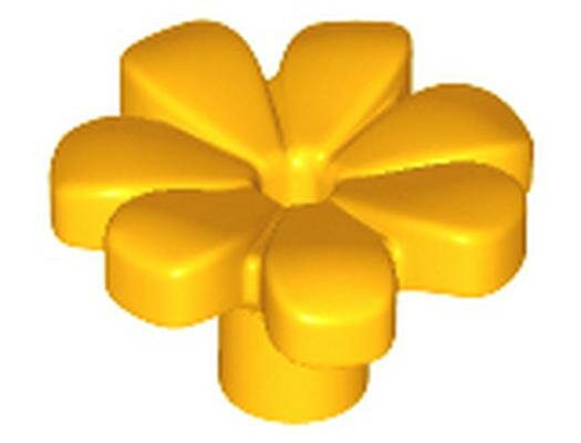 Деталь Lego 32606 Plant Flower with Bar and Small Pin Hole