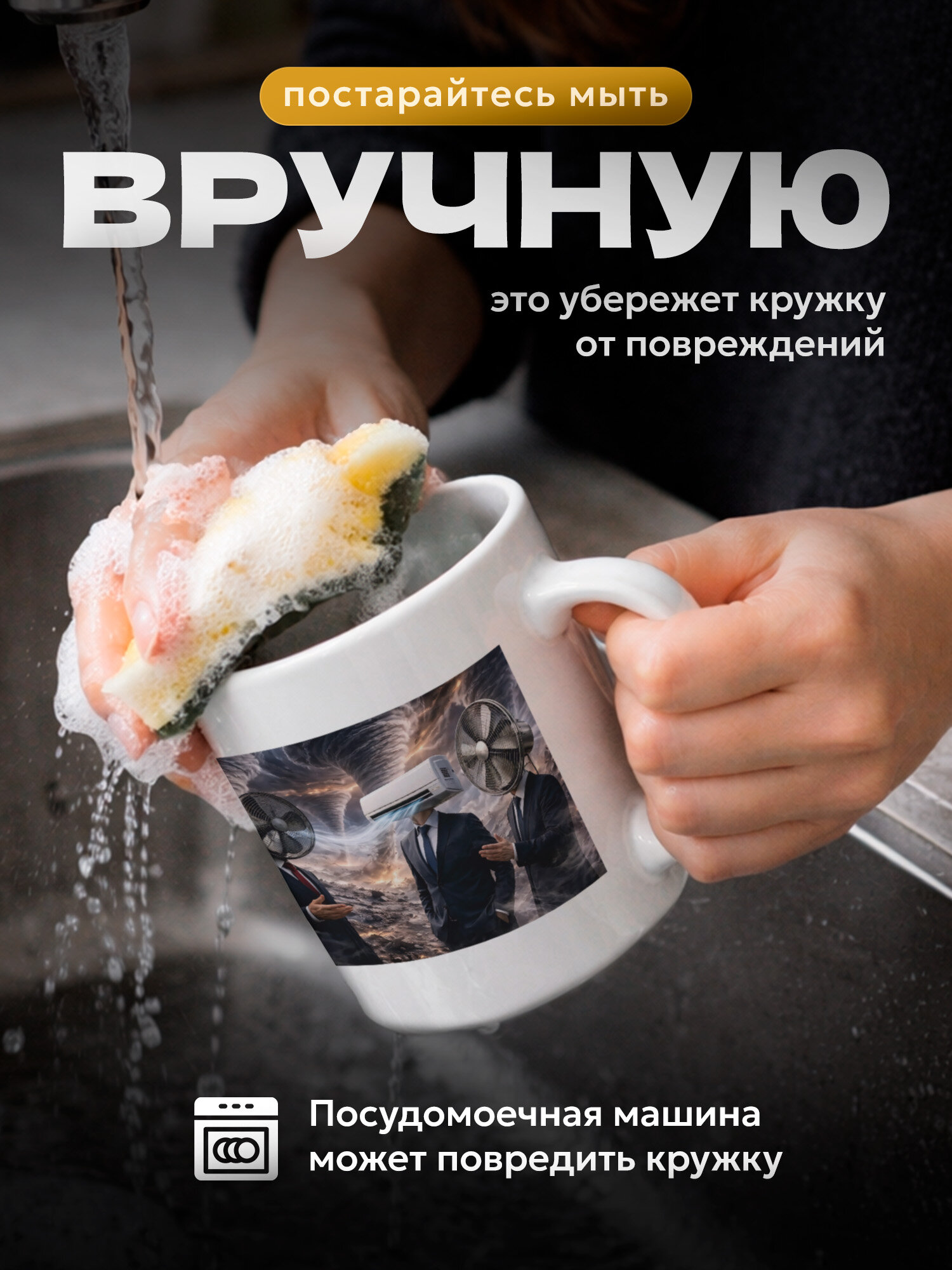 Кружка мем воздуханы — фото 1