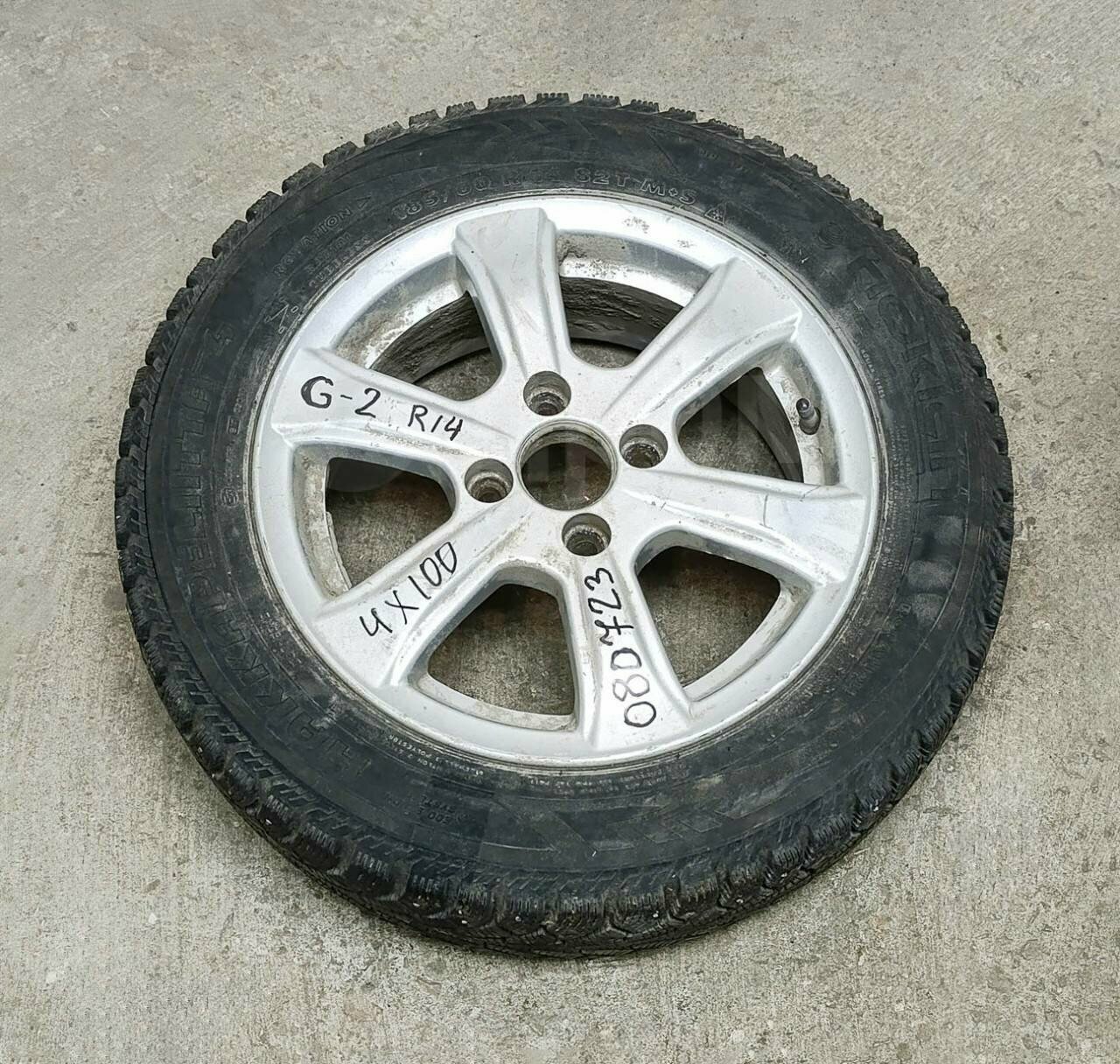 Диск литой R14 VW Golf 2 (4x100, DIA: 60)