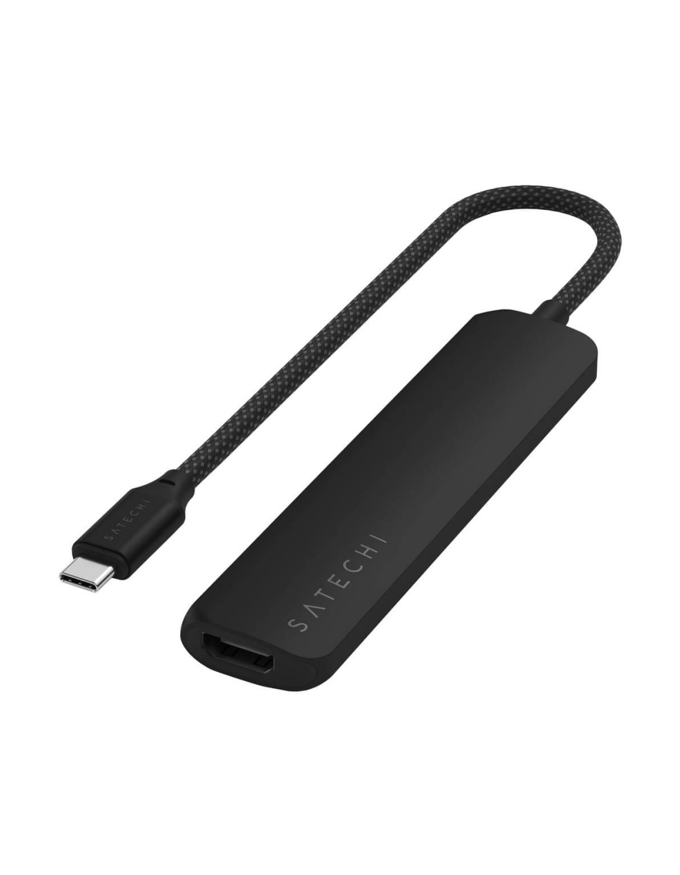 Док-станция Satechi ST-P6SK 6-IN-1 USB-C SLIM MULTIPORT ADAPTER, BLACK