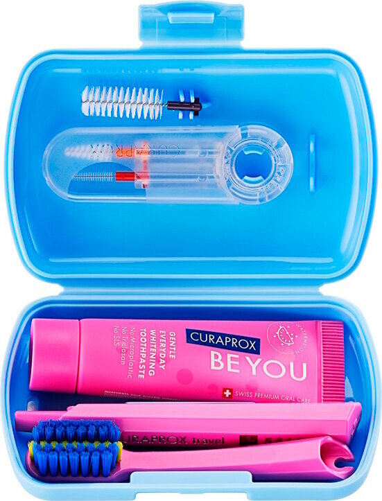 CURAPROX Дорожный набор "Орто" синий Ortho Travel Set Blue 50ml