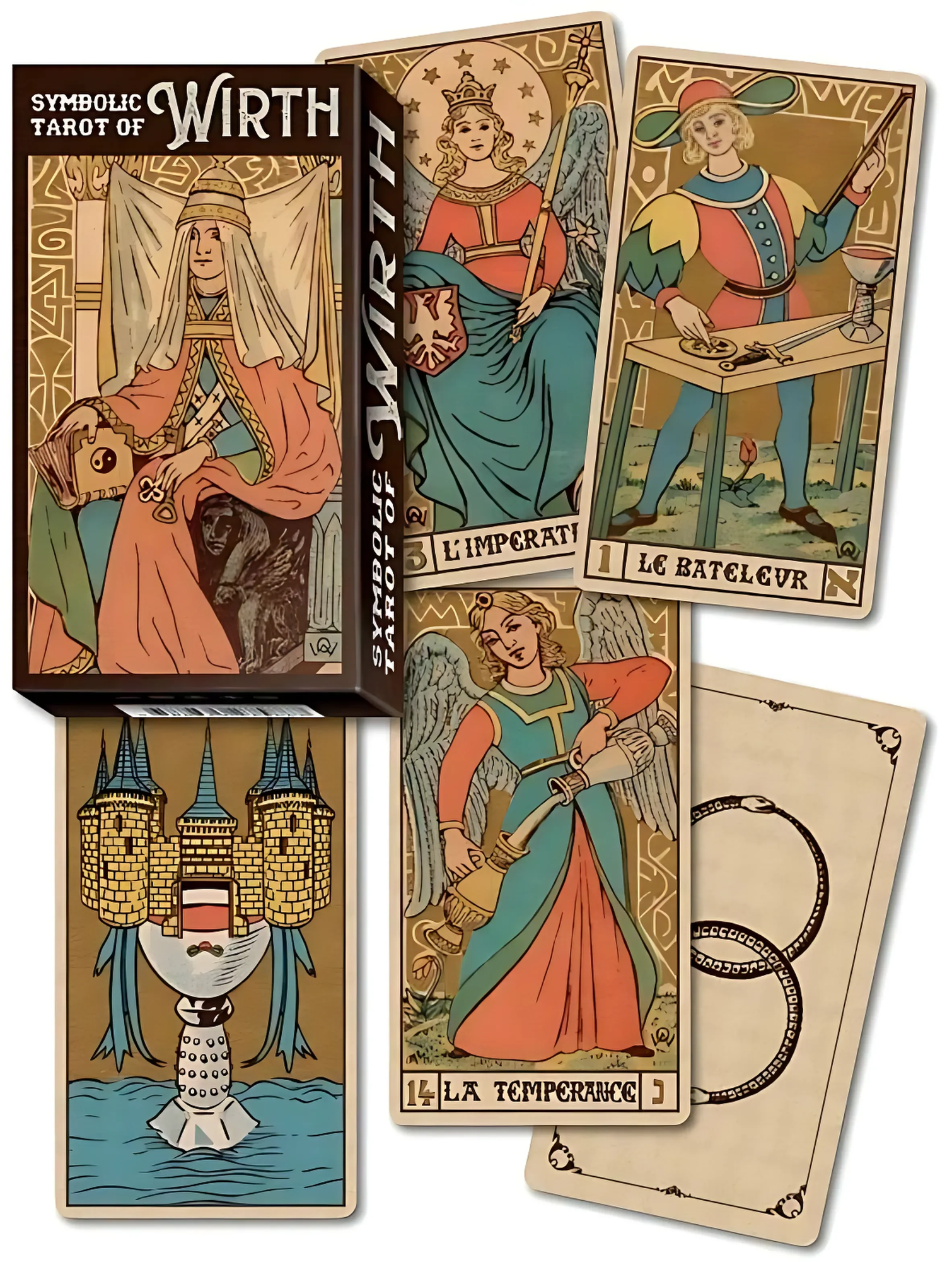 Карты Таро "Symbolic Tarot of Wirth" Lo Scarabeo / Символическая Колода от Вирта