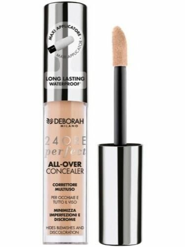 Deborah Milano Стойкий консилер для лица тон 02 бежевый жидкий 24 ORE PERFECT ALL OVER CONCEALER 5.5 г.