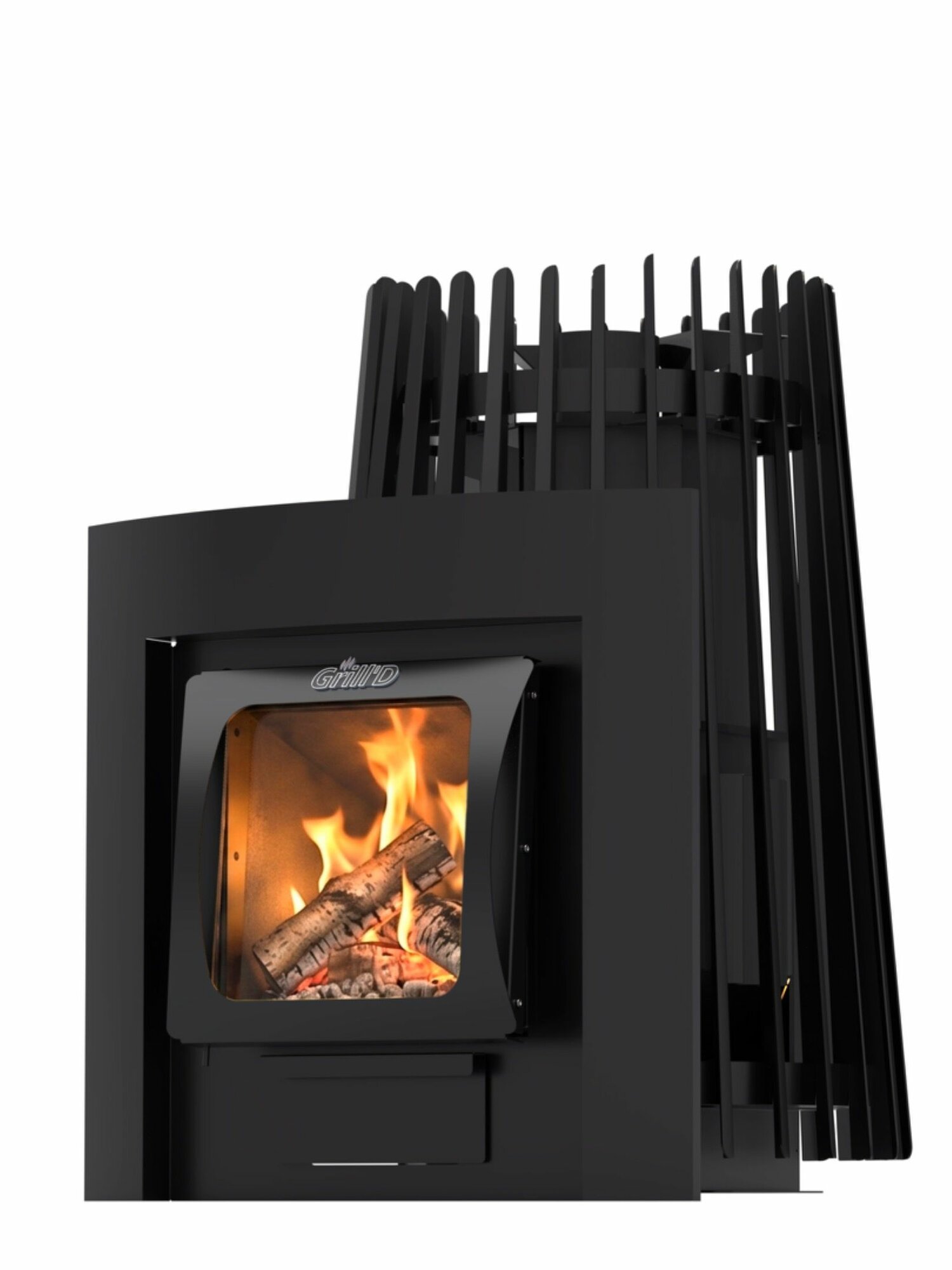 Печь для бани Grill'D Cometa Vega 180 Long Max с закрытой каменкой - звук вьюги