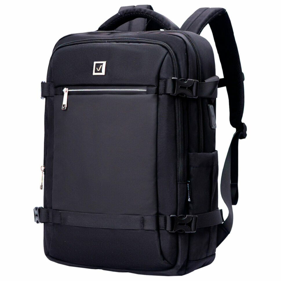 Рюкзак BRAUBERG FUNCTIONAL с отделением для ноутбука, 2 отделения, USB-порт, Solid, 46х31х15 см, 272575, 272575