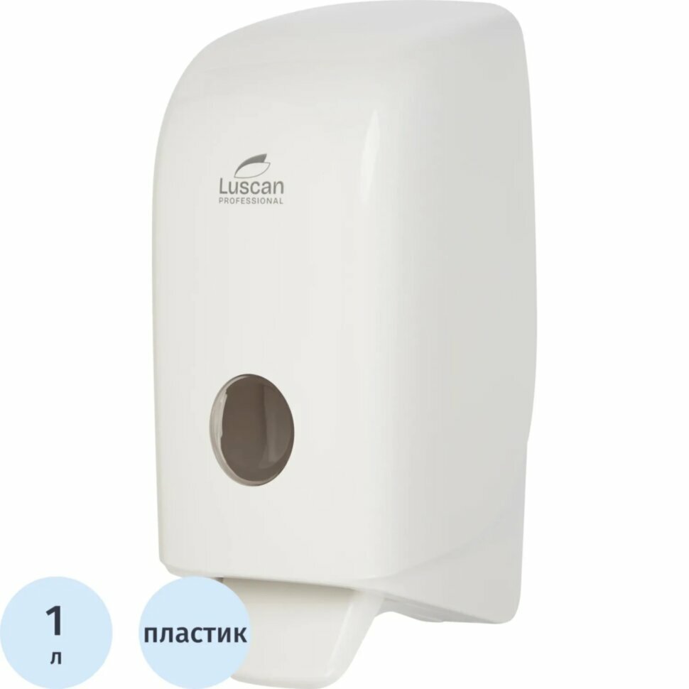 Дозатор для жидкого мыла и мыла-пены Luscan Prof Optima L5 белый, 2014111