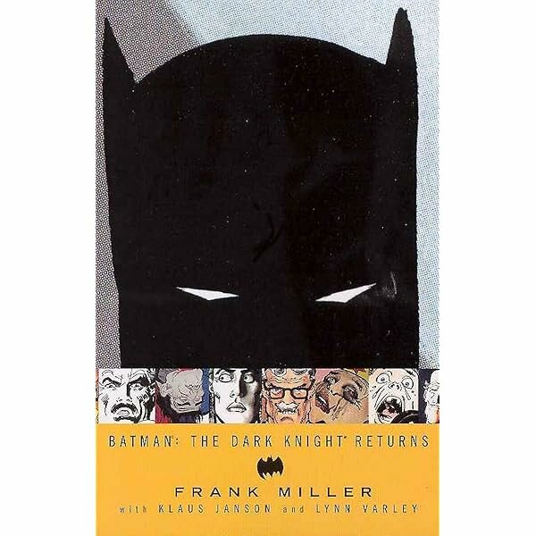 Batman: The Dark Knight Returns，Reprinted paperback book