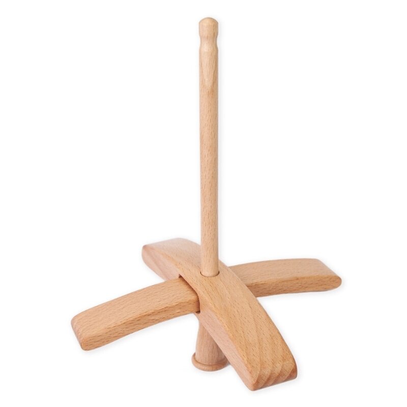 Drop Spindle Crosses-Shaped Turkish Spindle Manual Top-Weaving Spin Wheel