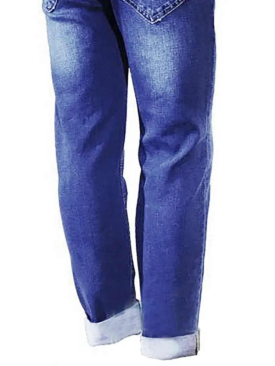 Джинсы Yuke jeans Деним, размер 22/140, синий, голубой — фото 1