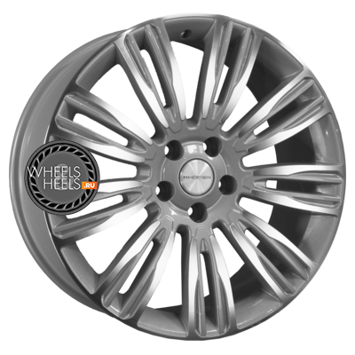 Диск автомобильный литой Khomen Wheels KHW2004 (GAC GS8) 20x8.5 5x120 et45 dia59.5 F-Silver-FP
