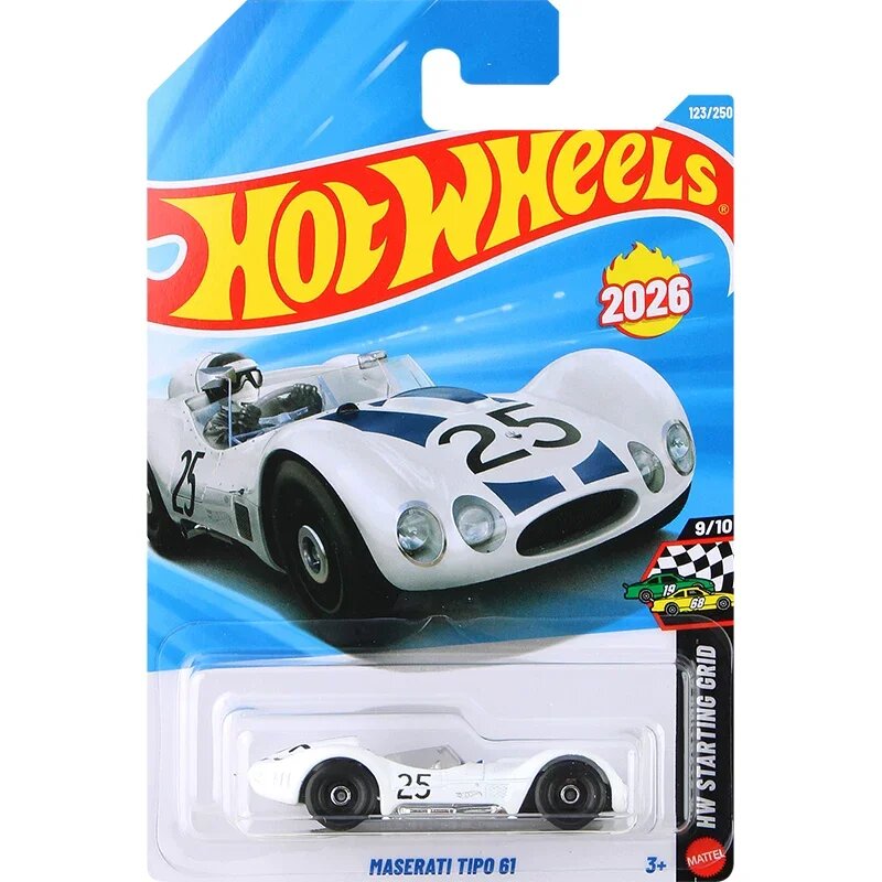 Hot Wheels Дорожный рельс металлический Porsche Benz Honda CR-X