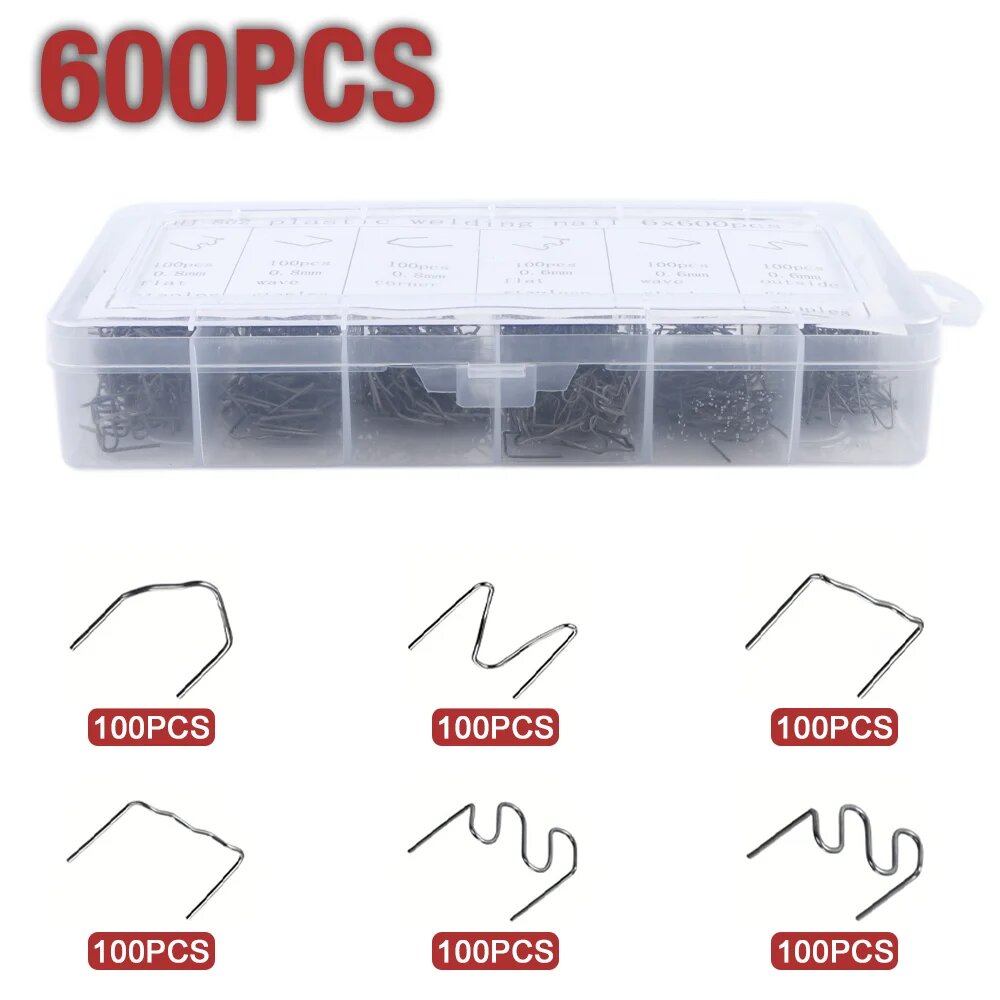 600шт Скобы для степлера, набор SET-A
