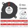 Gdstime 5015 Турбовентилятор для 3D-принтера 2 Pcs, 12V Sleeve 4500RPM