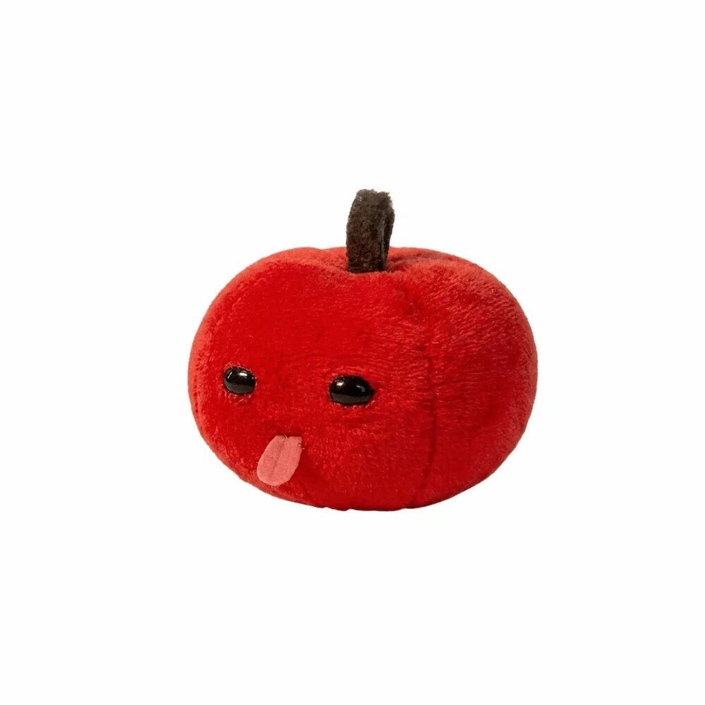 Плюшевый брелок Fruit красный зелёный Red