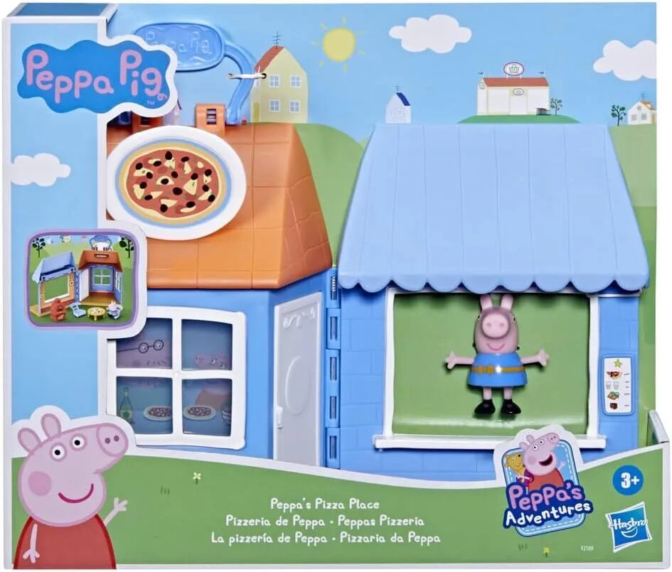 Набор фигурок Peppa Pig "Peppa's Pizza Place" (Пиццерия Пеппы), Hasbro, 2855896859, ABS пластик, Китай