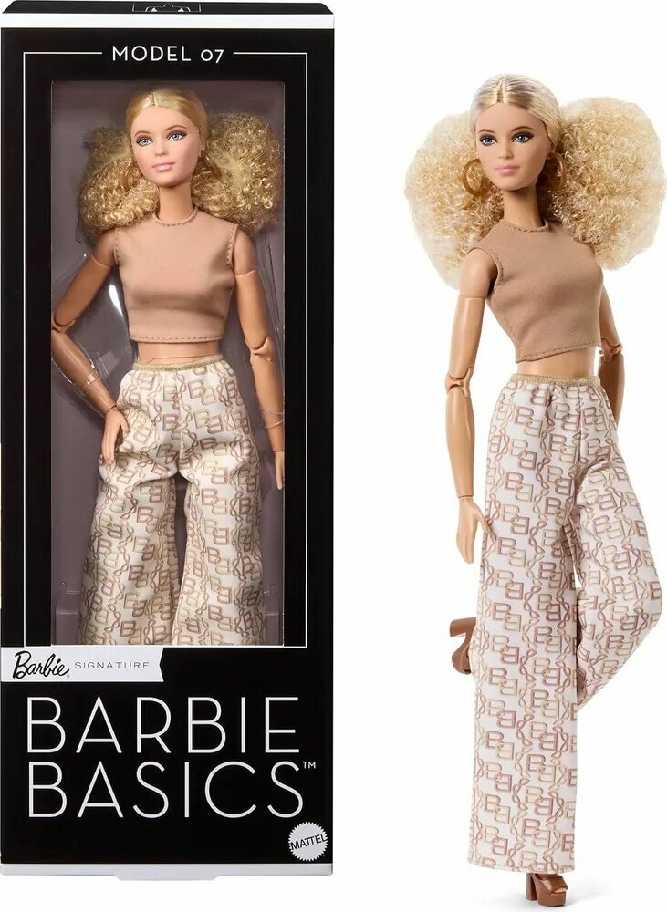 Кукла Barbie Signature Barbie Basic Model 07, коллекционная, JJX26
